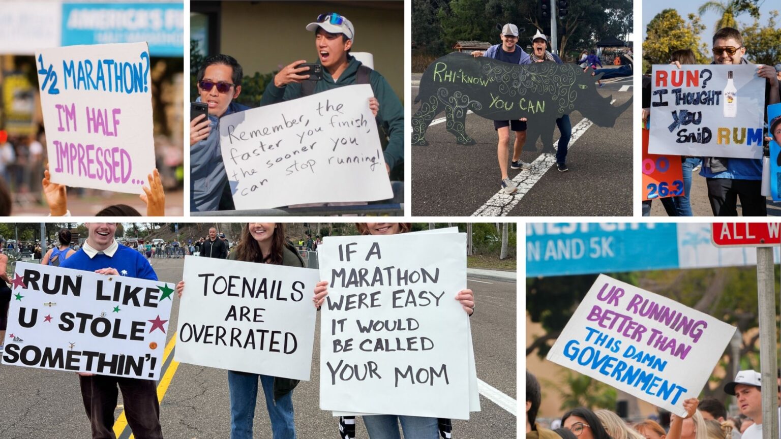 40+ Funny Race Day Signs | In Motion Events