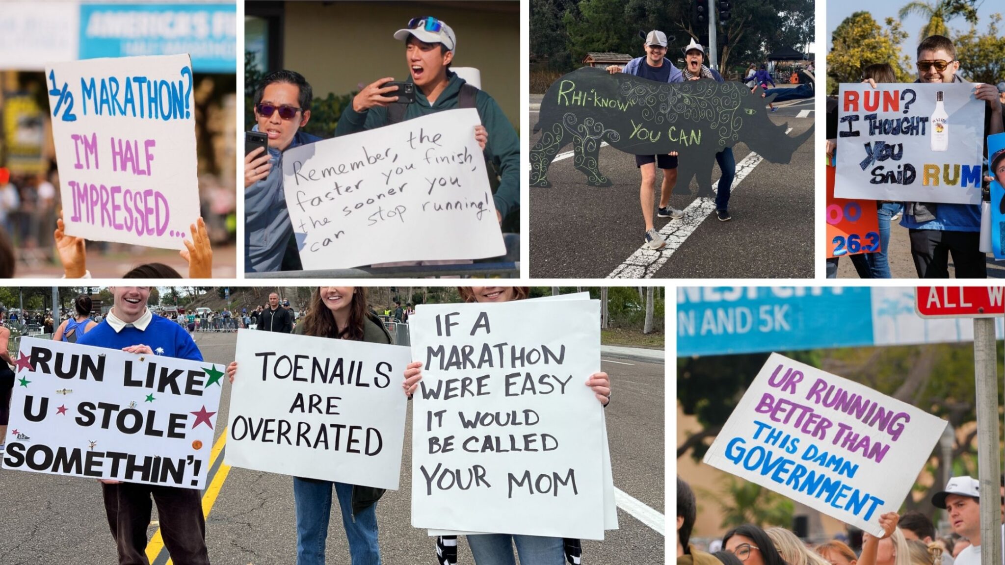 40+ Funny Race Day Signs | In Motion Events